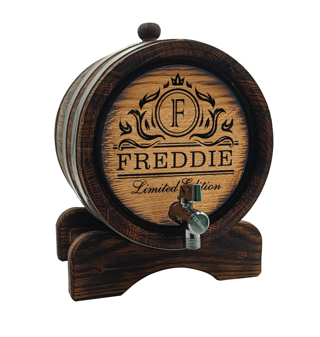 Personalized Wooden Whiskey-beer Barrel Keg Custom Engraved Mini Oak ...