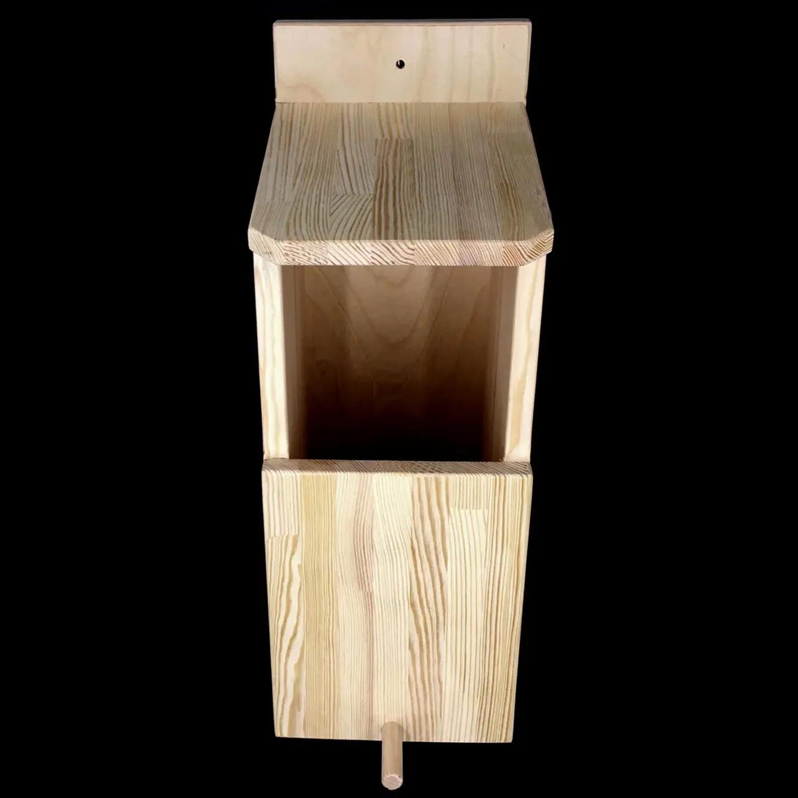 Rustic Birdhouse Nesting Box for Owls, Custom Handmade Wooden Owl House ...