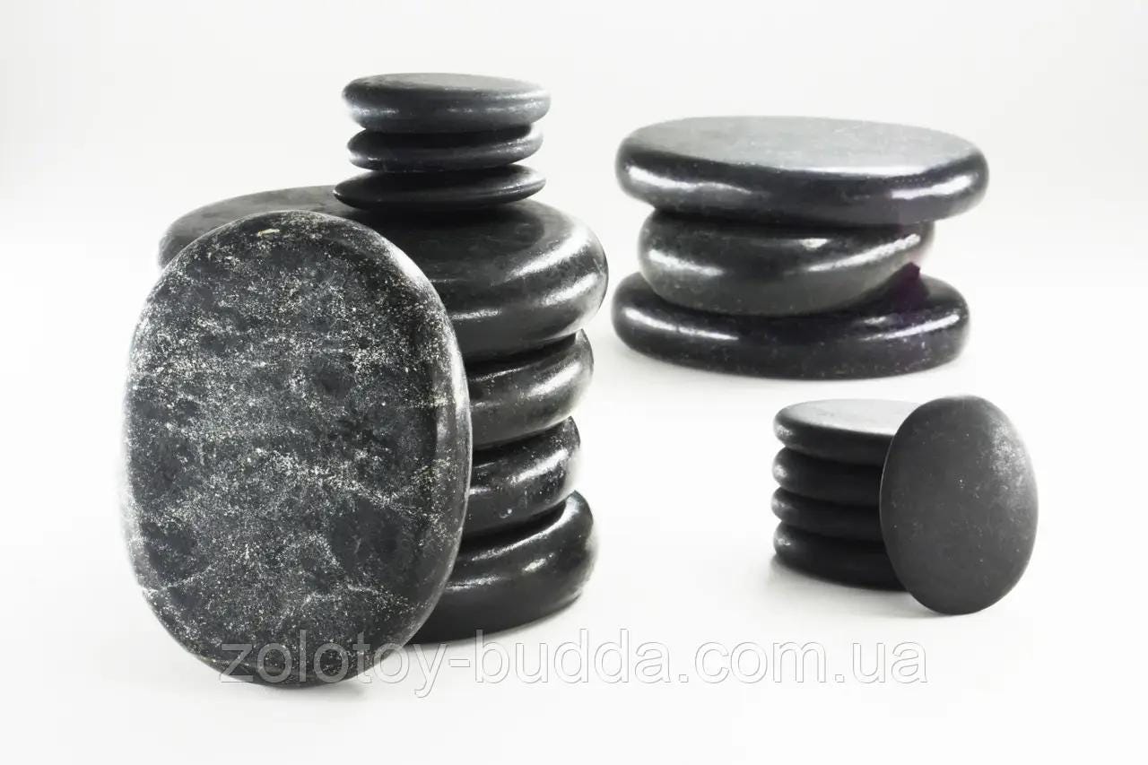 Custom 16-piece Volcanic Hot Stone Massage Set, Basalt Stones for Spa ...