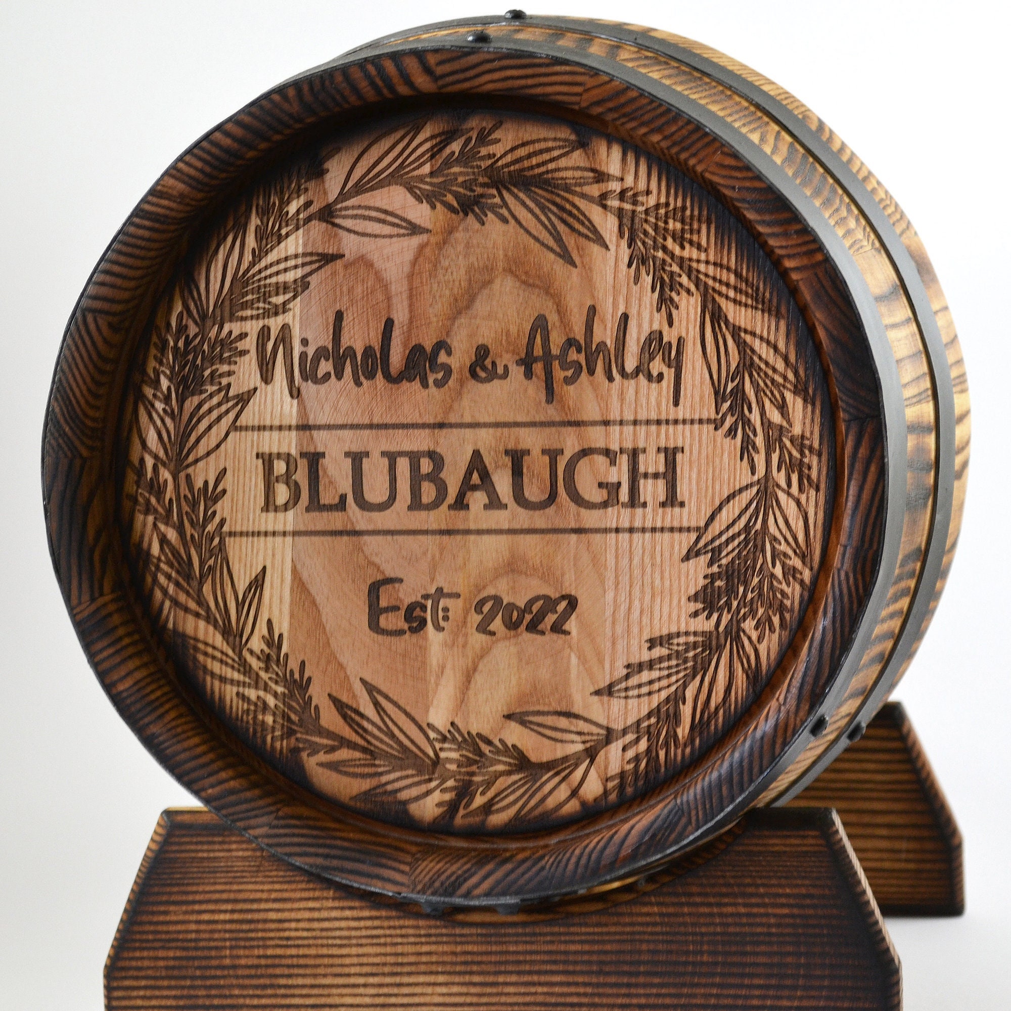 Wedding Barrel Card Box 10L Personalized Oak Whiskey Barrel - Etsy