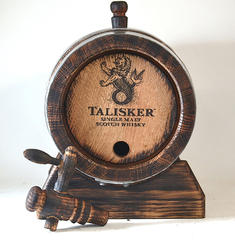 Talisker Whiskey Logo Oak Barrel 1-2-3-5-10-15L, Personalized Whisky ...