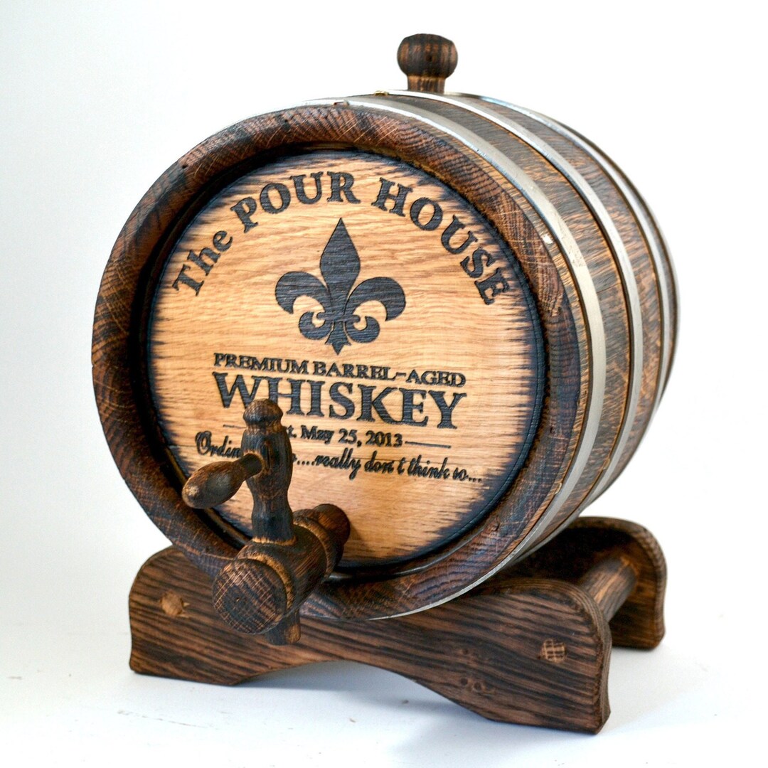 Personalized Whiskey Barrel 1-15L, Custom Oak Brandy-whisky-wine-rum ...