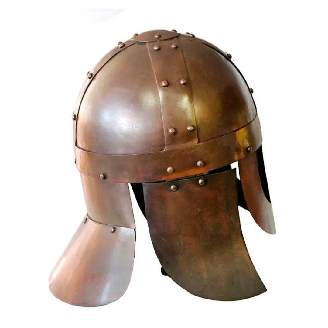 Full-size Steel Knight Helmet–medieval Armor Helmet–hand-forged Display ...