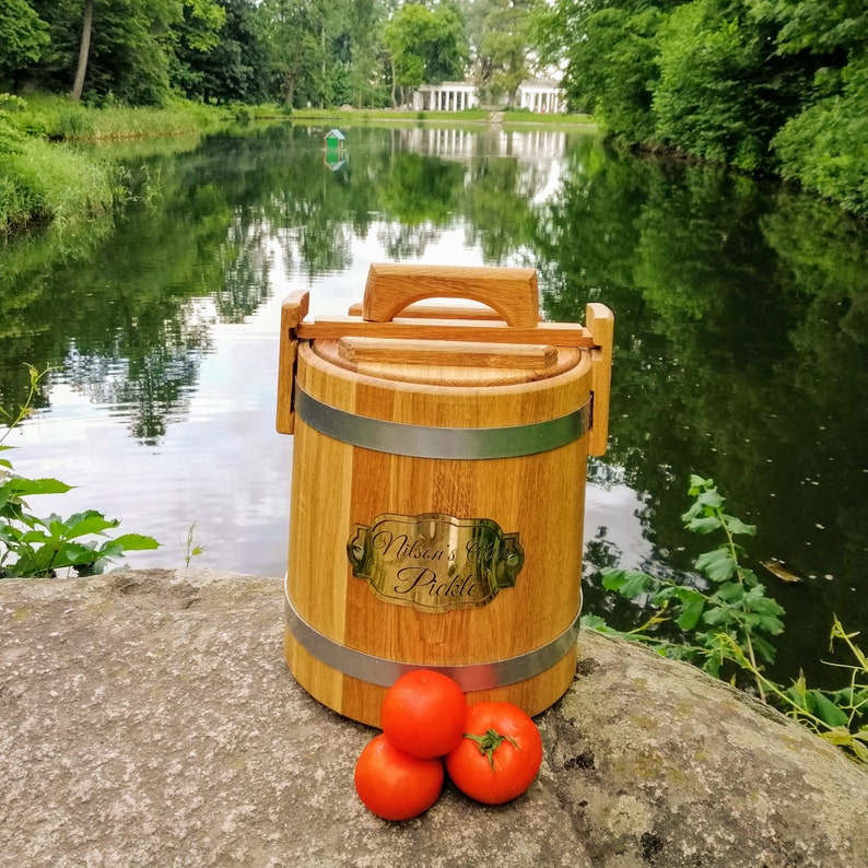 Personalized Pickle Oak Barrel 3L-5L-10L-15L Wood Vat with a | Etsy
