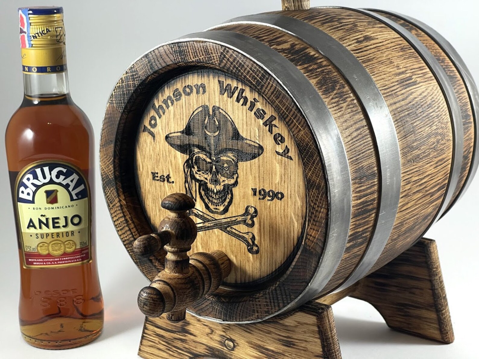 Rum Pirate Barrel 1-2-3-5-10-15L Whiskey-wine-bourbon Barrel | Etsy