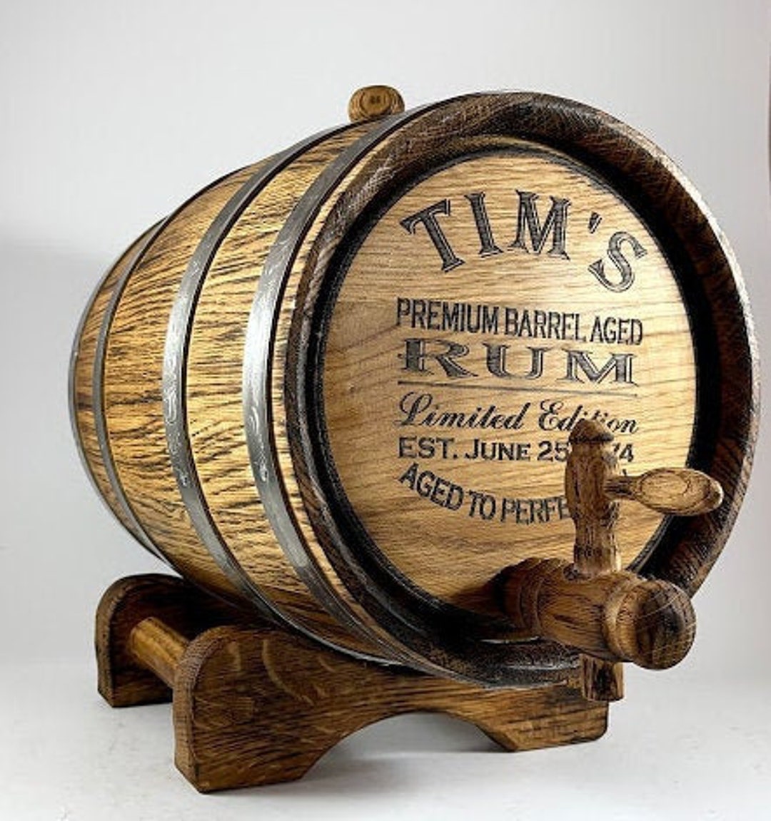 Rum Barrel, Personalized Whiskey Cask 1-2-3-5-10-15L, Custom Whisky ...