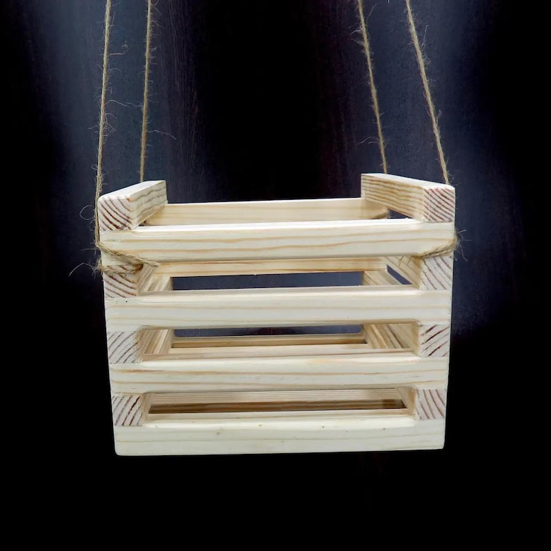 Custom Wooden Planter Box – Rustic Handmade Cachepot, Square Wooden ...