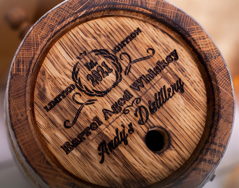 Oak Barrel 1L-3L Personalized Mini Whiskey Barrel Custom - Etsy