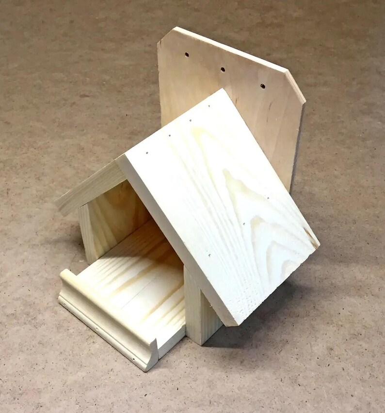 Wooden Bird Nesting Box–dove Nesting Box, Eco Friendly Birdhouse for ...