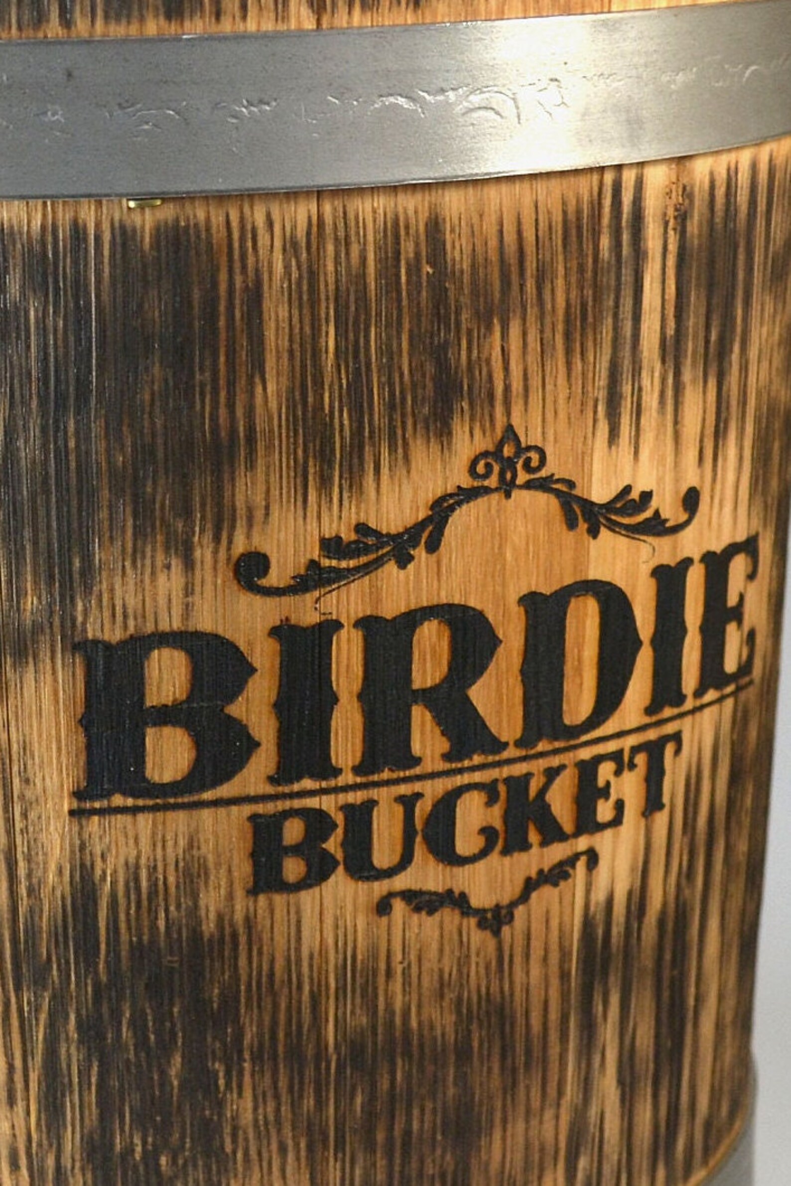 Vintage Oak Primitive Sauna Bucket With Handle, Bath Barrel for Water ...
