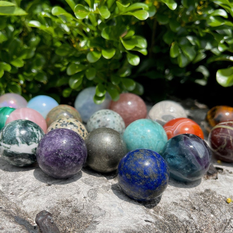 Gemstone Sphere - Etsy