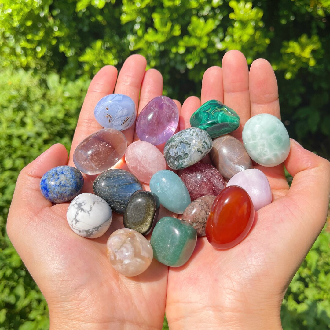 Beginners Crystal Kit, Tumbled Crystal, Crystal Tumble Stone, Healing ...