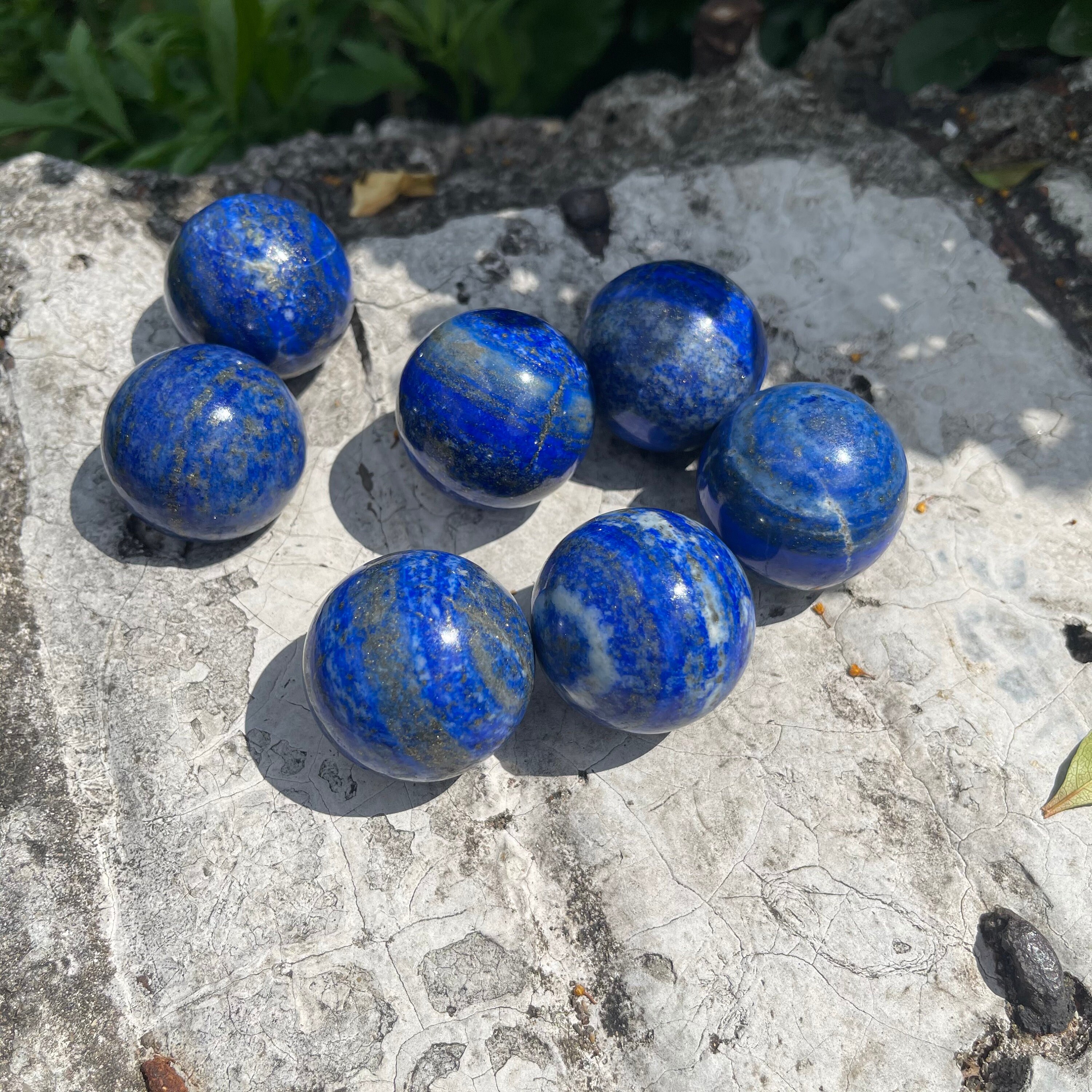 AAA Natural Lapis Lazuli Sphere Lapis Ball for Crystal Grid - Etsy