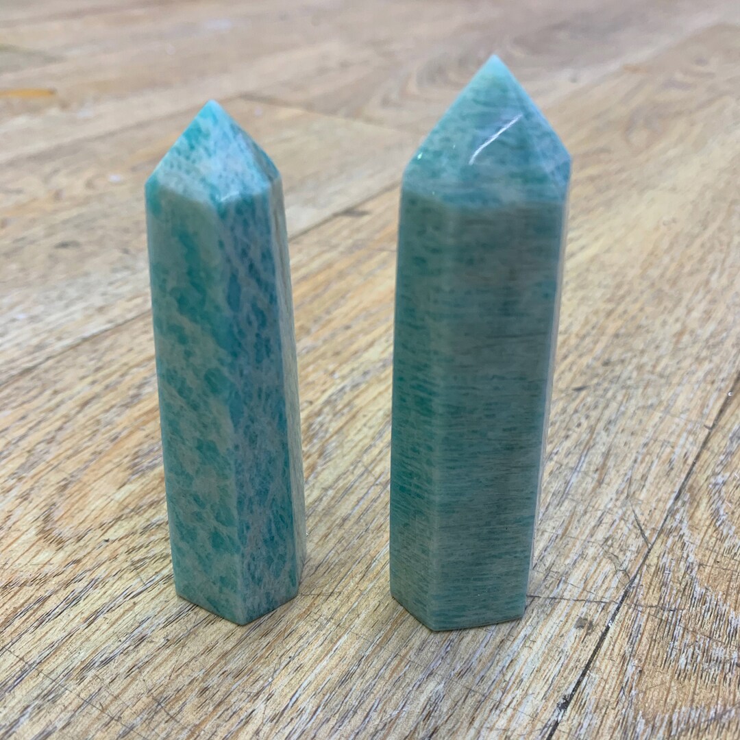Natural Amazonite Tower Gemstone Tower Crystal Wands - Etsy