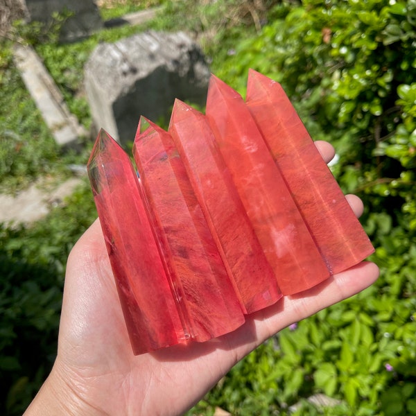 Watermelon Quartz - Etsy