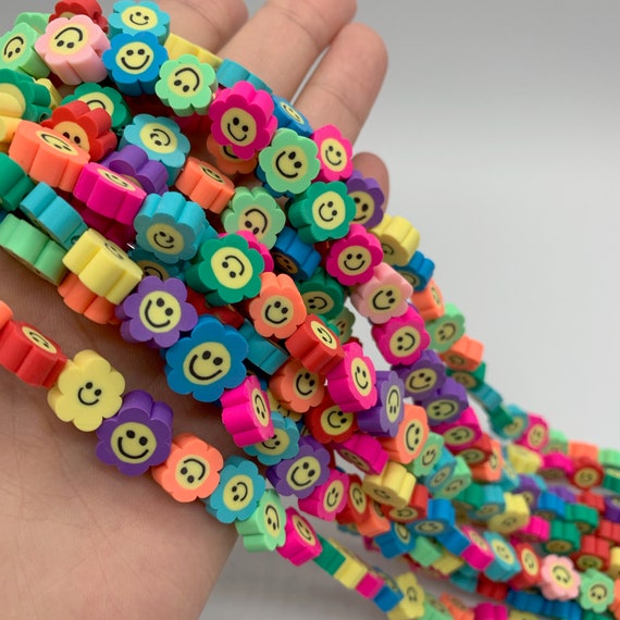 Jewelry & Beauty Heishi Disc Beads for Jewelry DIY 16 Inches Red Smiley ...