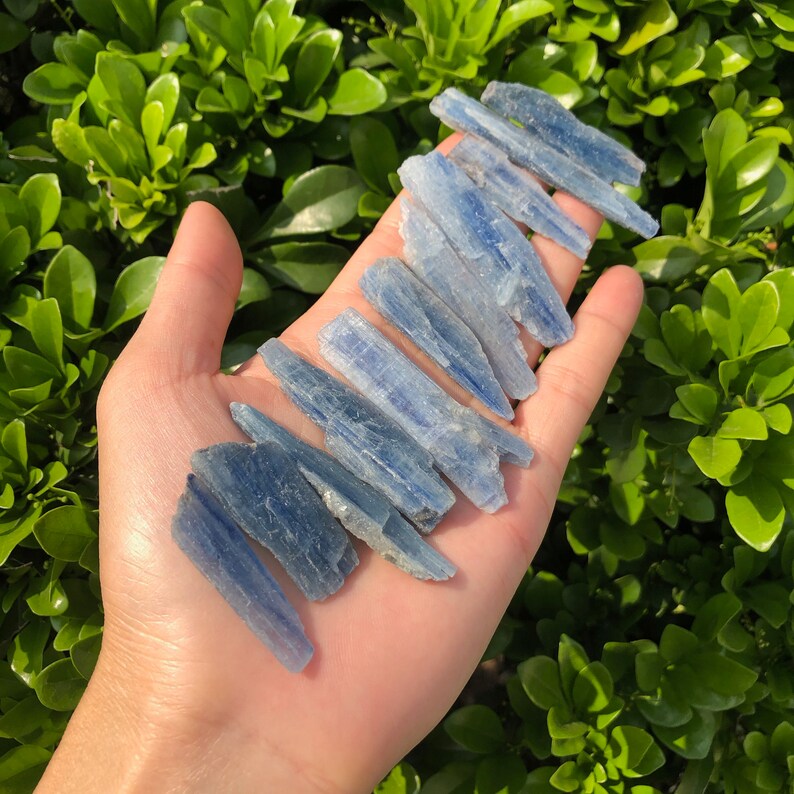 Raw Kyanite Blade Blue Kyanite Raw Stone Rough Kyanite | Etsy