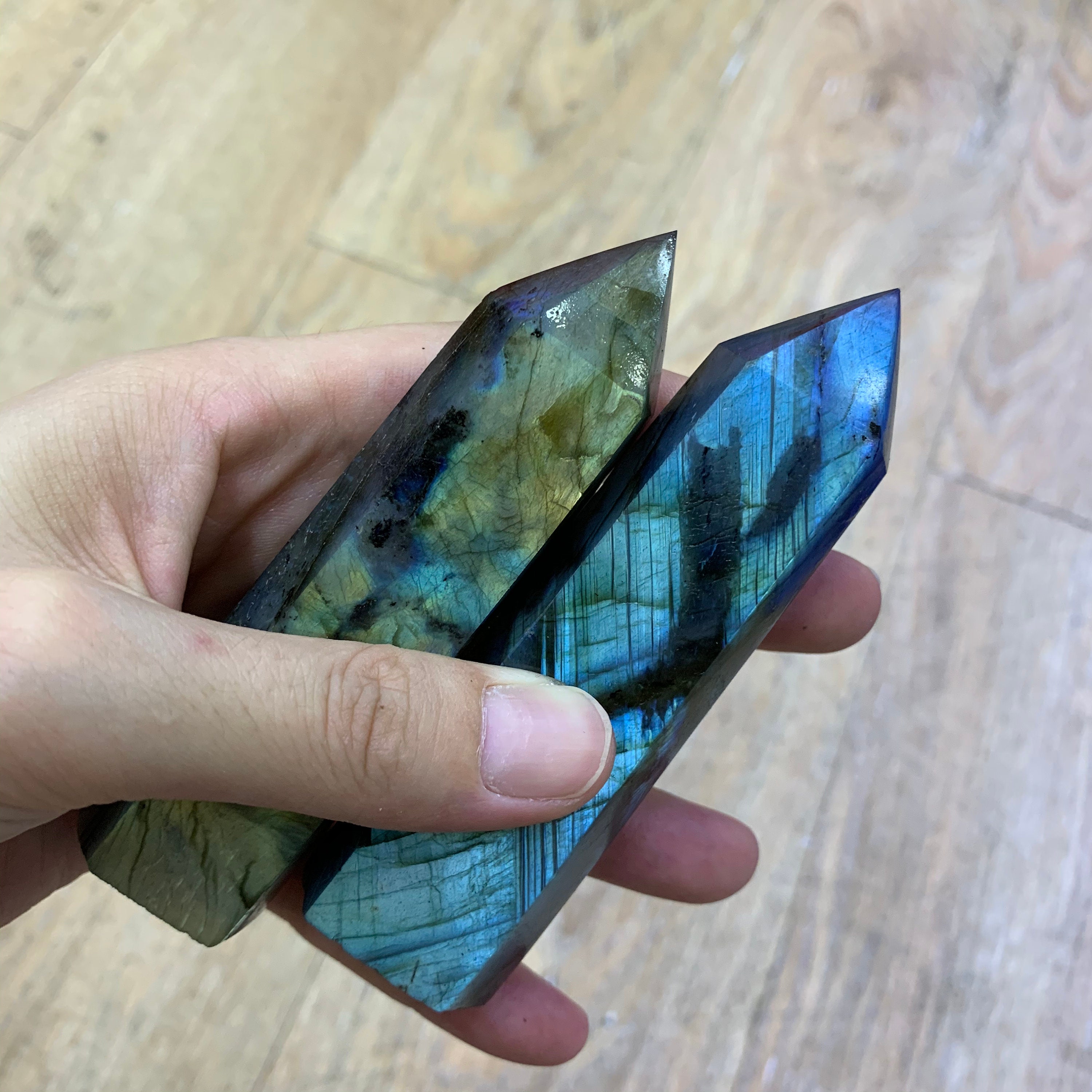 AAAA Rainbow Labradorite Tower Natural Labradorite Point - Etsy Australia