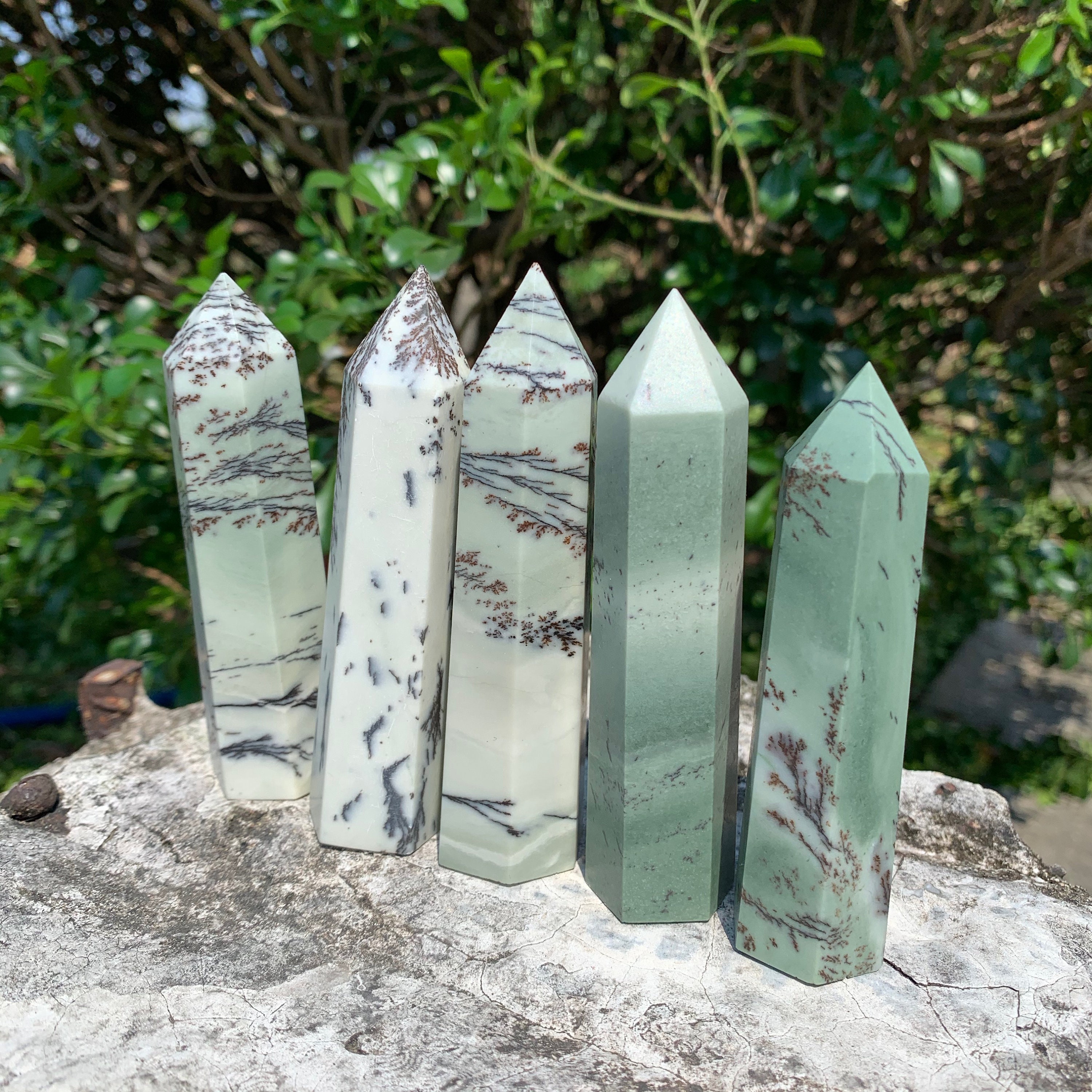 3.4 Dendritic Jade Point Tower Home Décor Home & Living etna.com.pe