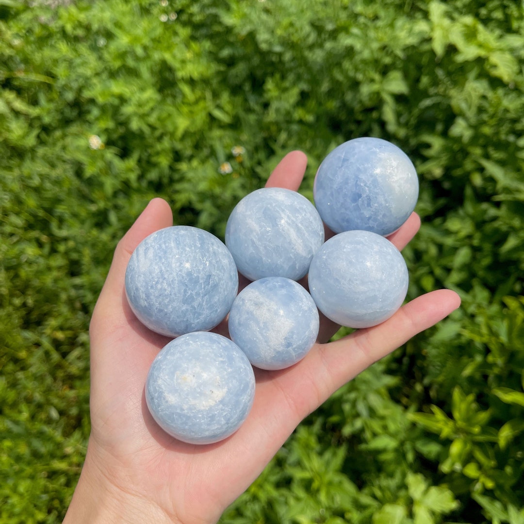 Celestite Sphere, Crystal Sphere, Gemstone Sphere, Crystal Generator ...