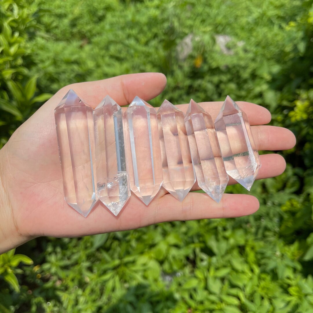 AAA Clear Quartz Double Point, Double Terminated Clear Quartz Point ...
