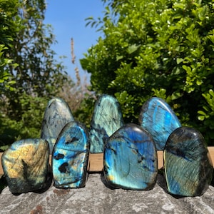 High Flashy Labradorite Freeform, Free Standing Spectrolite Specimen ...