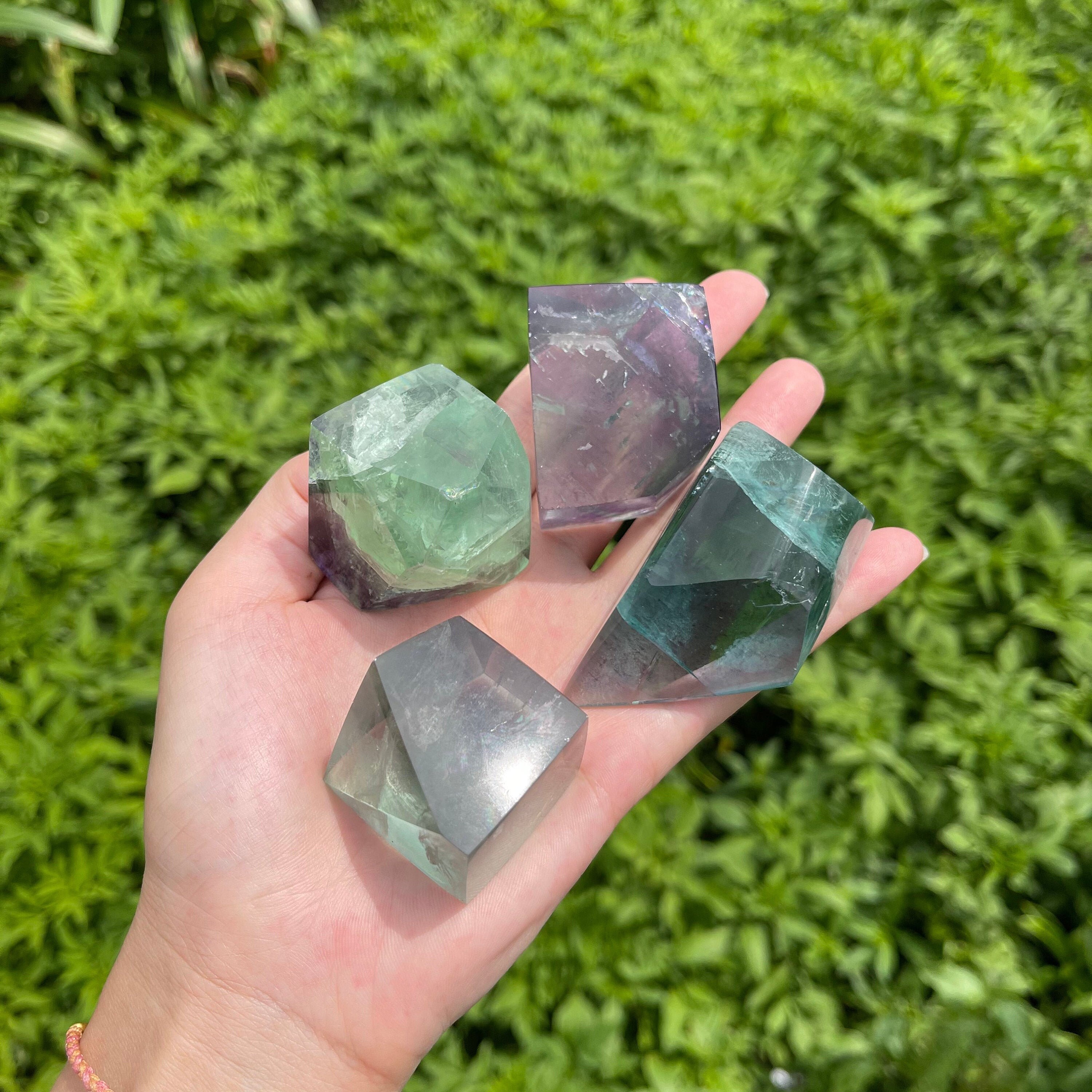 Green Fluorite Polished Freeform Crystal Mineral Specimen~ Healing ...