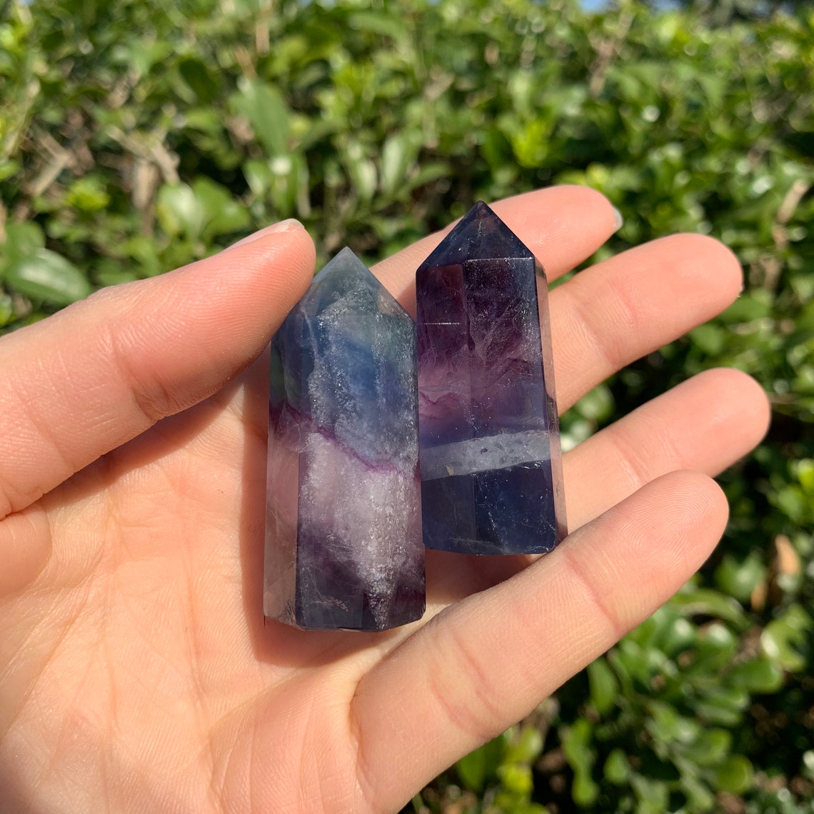 Rainbow Fluorite Point 2 Inches Fluorite Crystal Point - Etsy