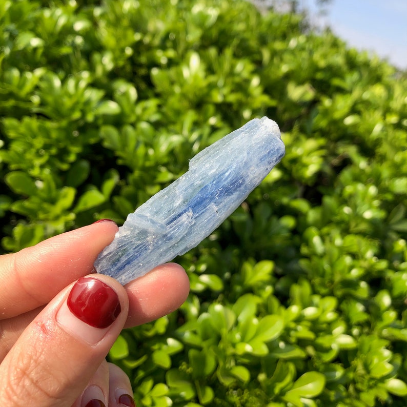 Raw Kyanite Blade Blue Kyanite Raw Stone Rough Kyanite | Etsy