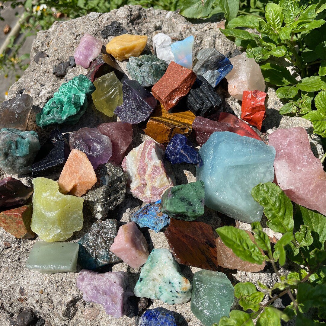 Raw Crystal Collection, Beginner Crystal Kit, Healing Stones - Etsy