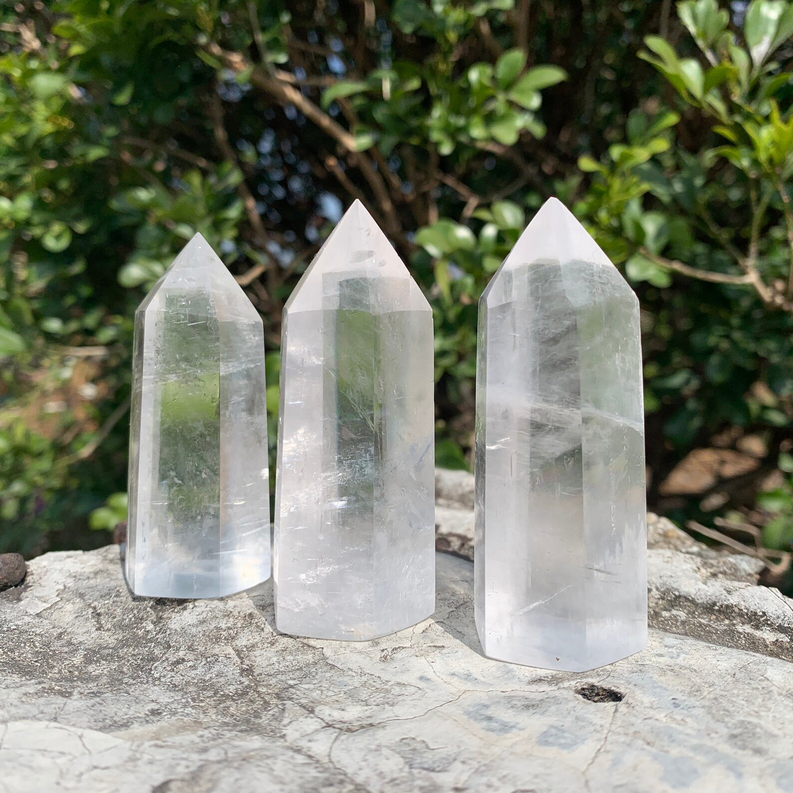 Chunky Clear Calcite Point Natural Clear Calcite Tower - Etsy