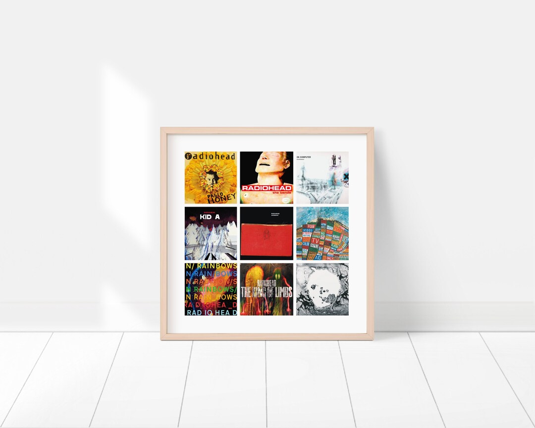 Radiohead Poster Radiohead Band Album Covers Art Music Albums Poster ...