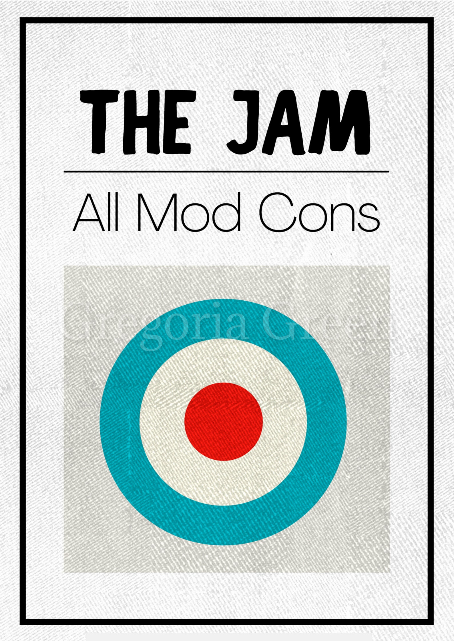 The Jam Mod Revival Music Art Print / the Jam Poster - Etsy