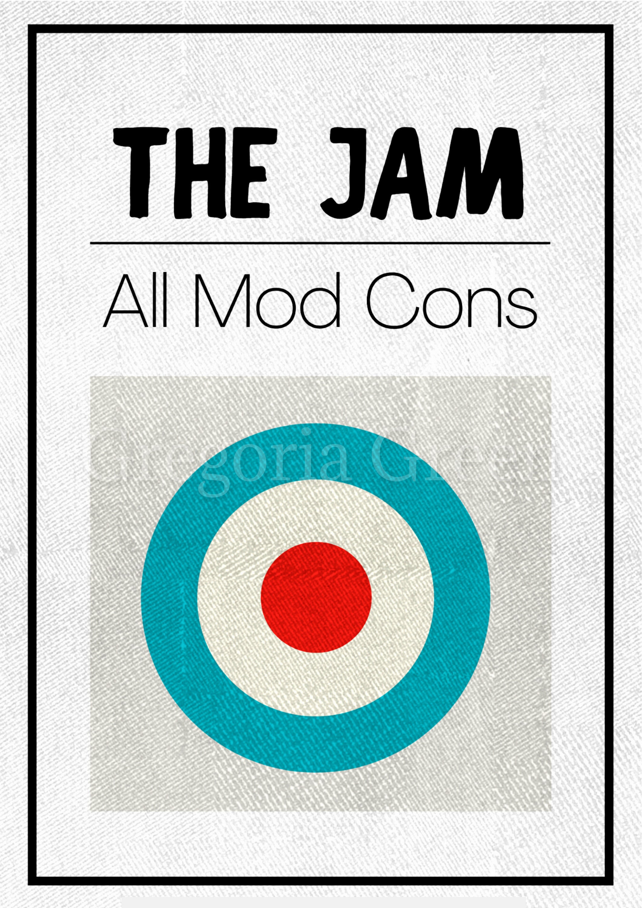 The Jam Mod Revival Music Art Print / the Jam Poster - Etsy