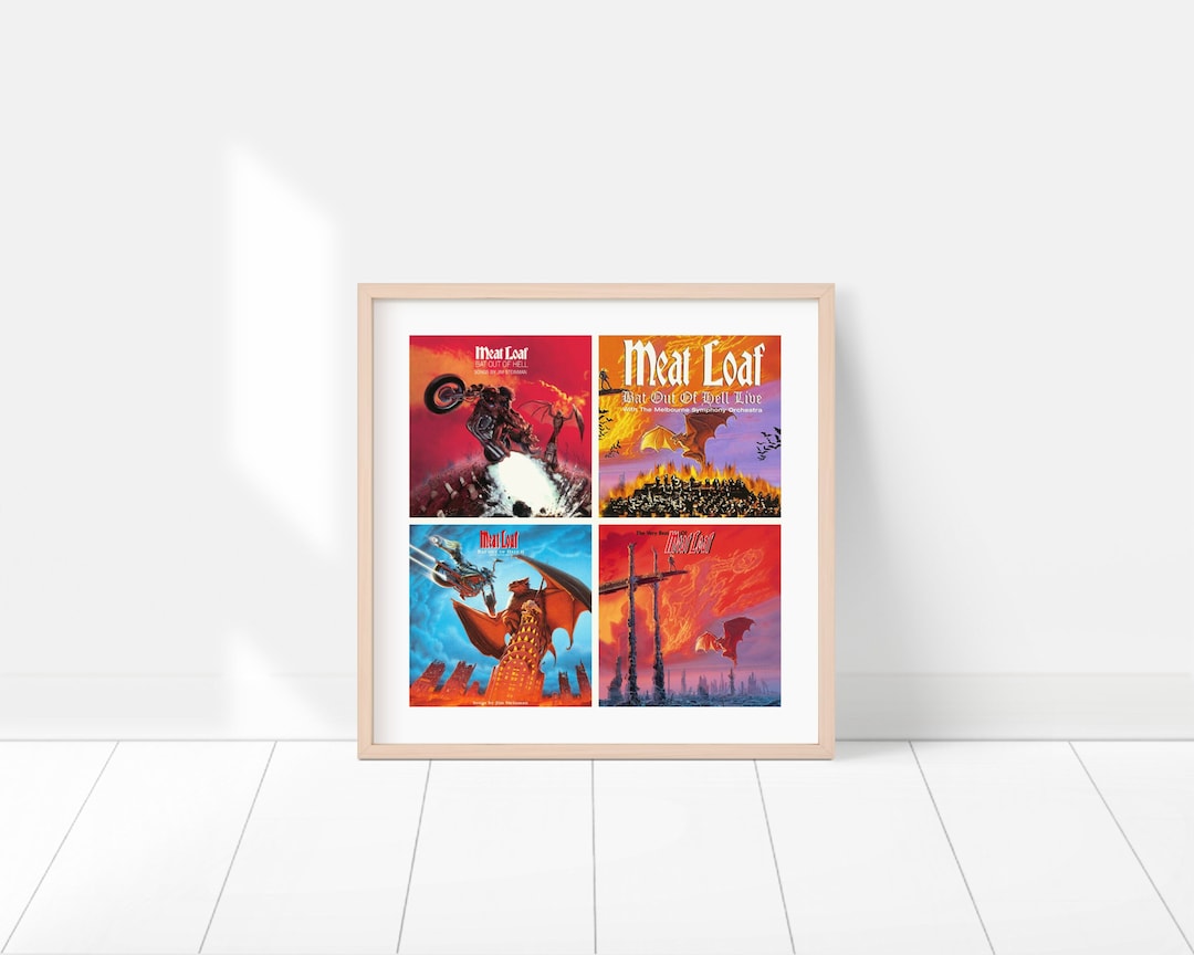 Meat Loaf Poster | Album Covers Wall Art | Music Albums Poster - Etsy