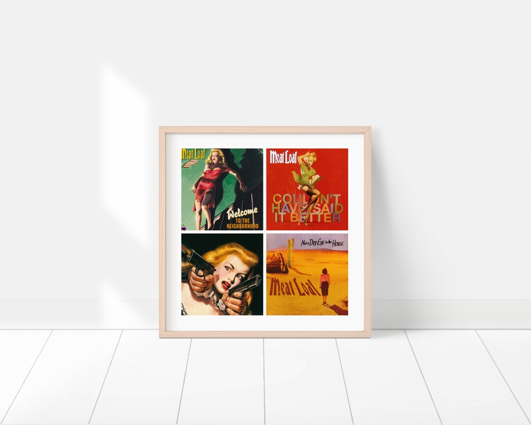 Meat Loaf Poster | Meat Loaf Album Covers Art | Music Albums Poster - Etsy