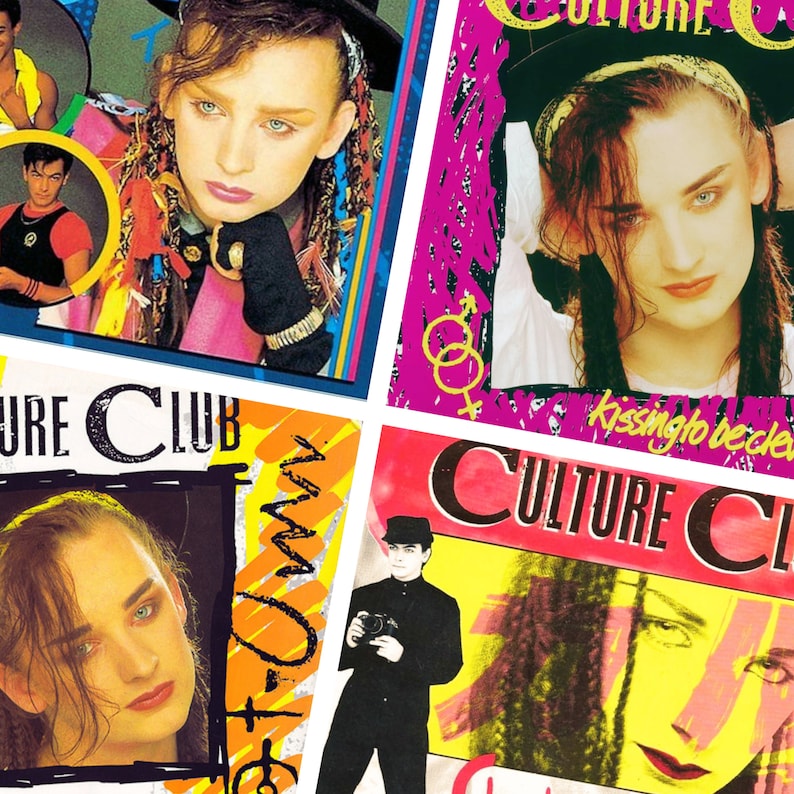 Colorful Culture Club Poster Pop Art Album Covers Retro Music Art Print ...