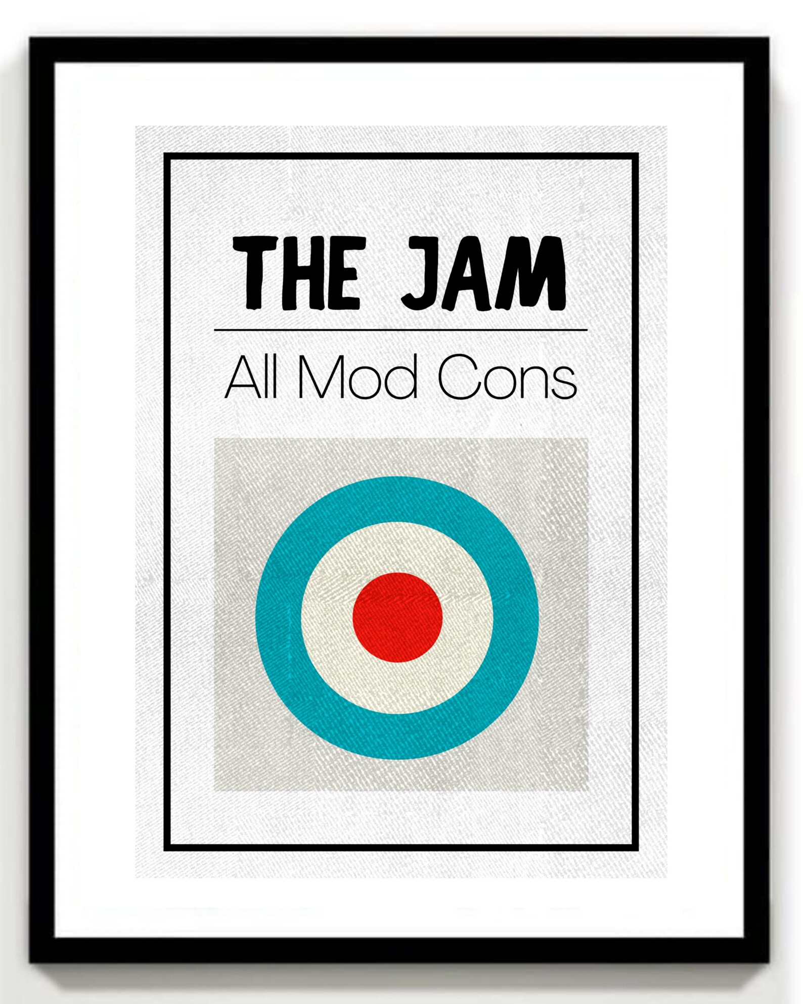 The Jam Mod Revival Music Art Print / the Jam Poster - Etsy