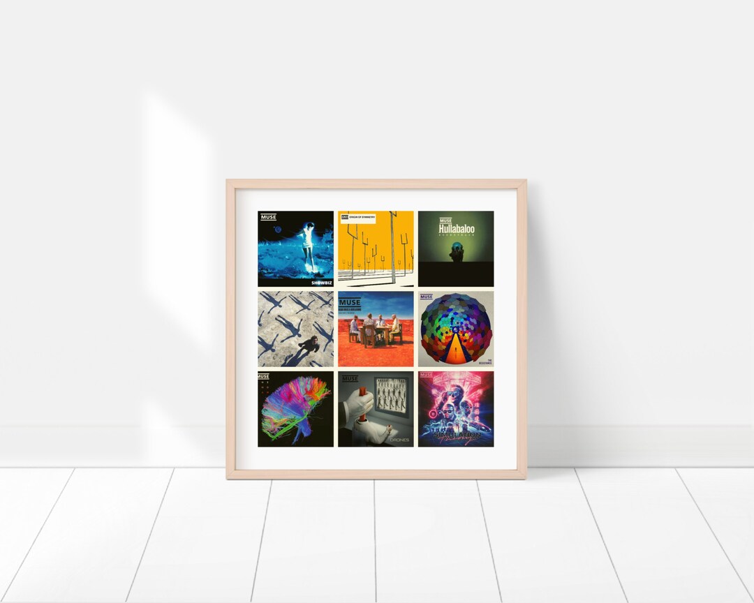Muse Poster Muse Band Albums Album Covers Art - Etsy