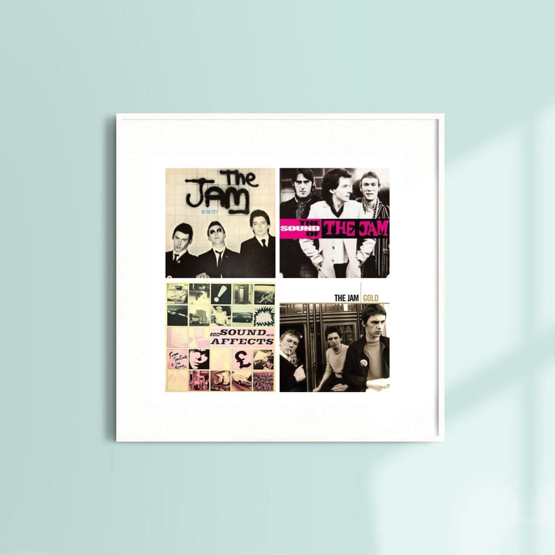 The Jam Poster the Jam Album Covers Art Music Albums - Etsy