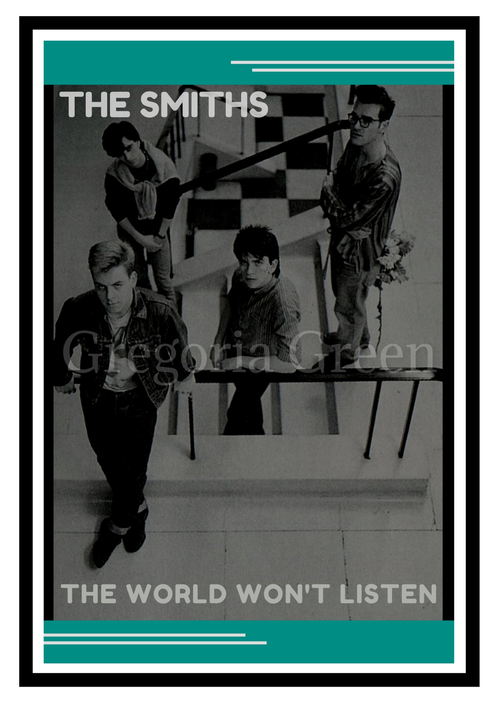 The Smiths Music Print / the Smiths Retro Poster Wall Art Illustration ...