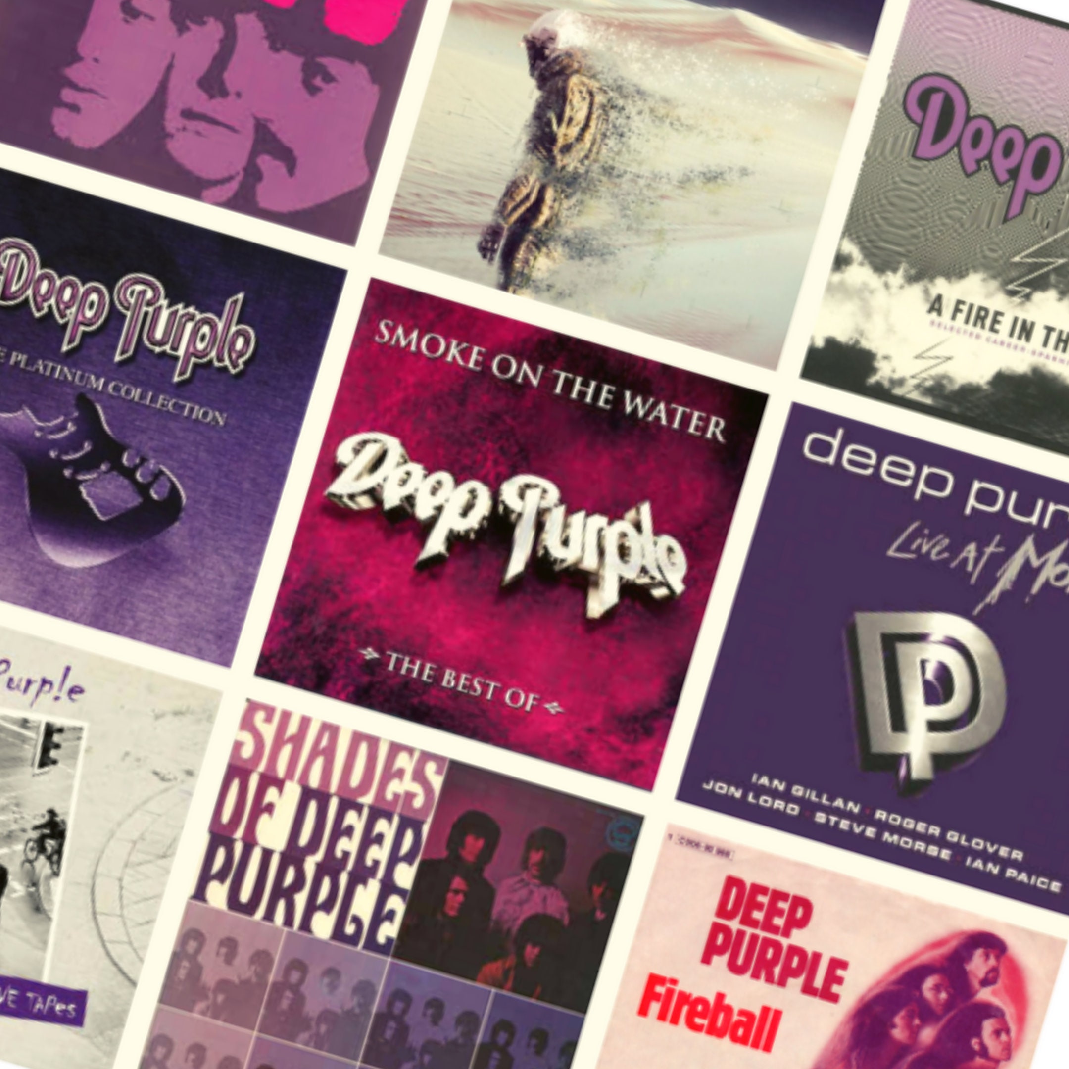 Deep Purple Smoke On The Water Album Covers