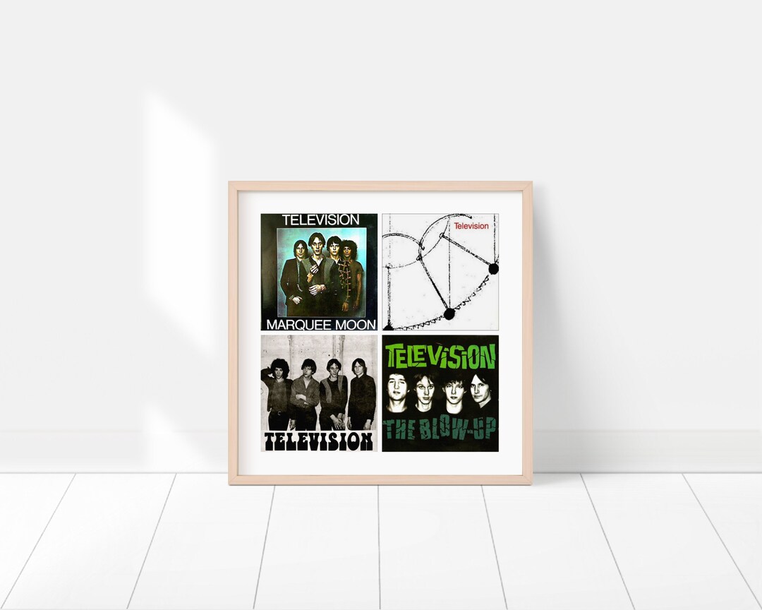 Television Band Poster | Television Album Covers Art | Music Album ...