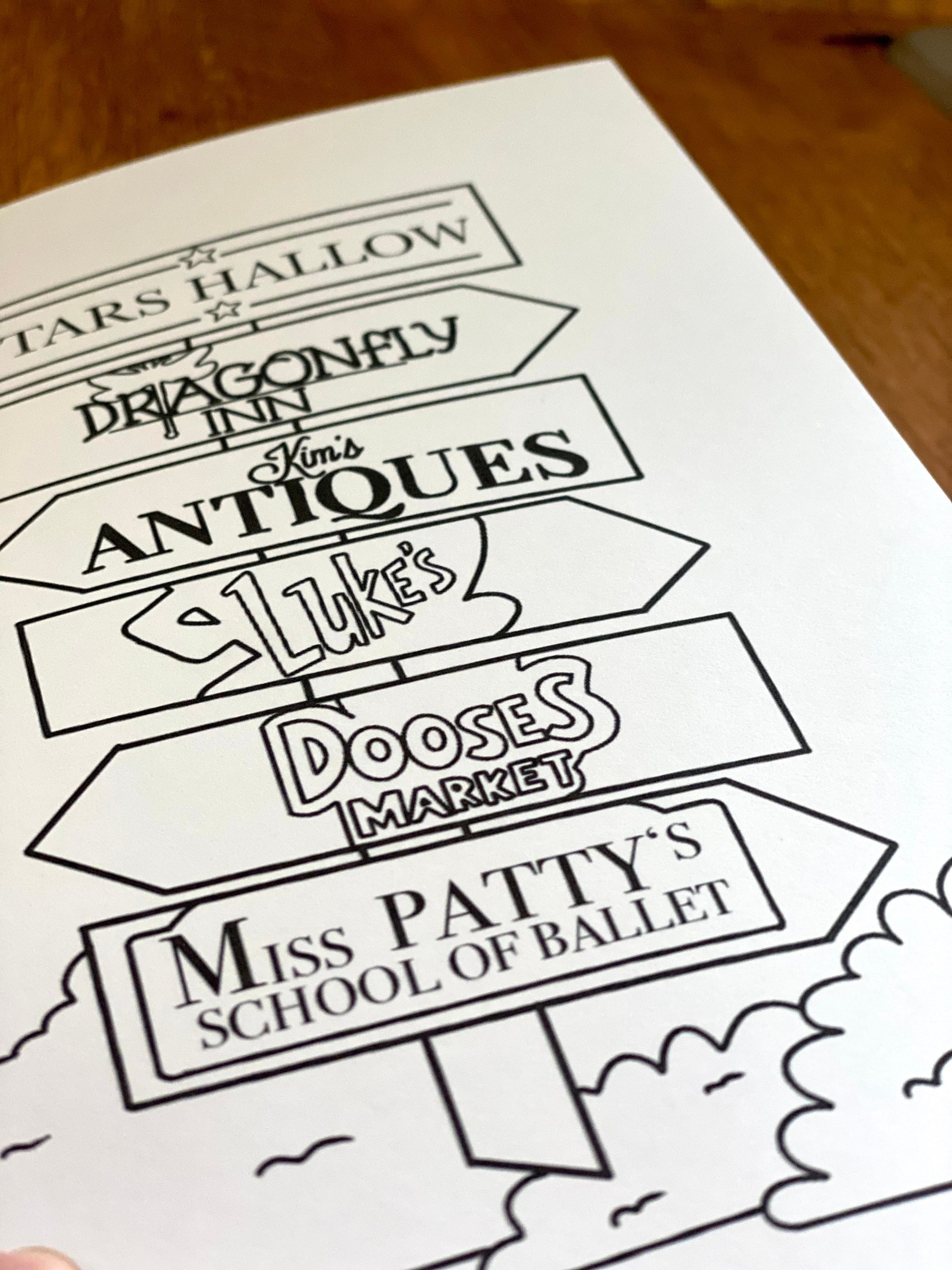 Gilmore Girls Activity & Coloring Book - Etsy