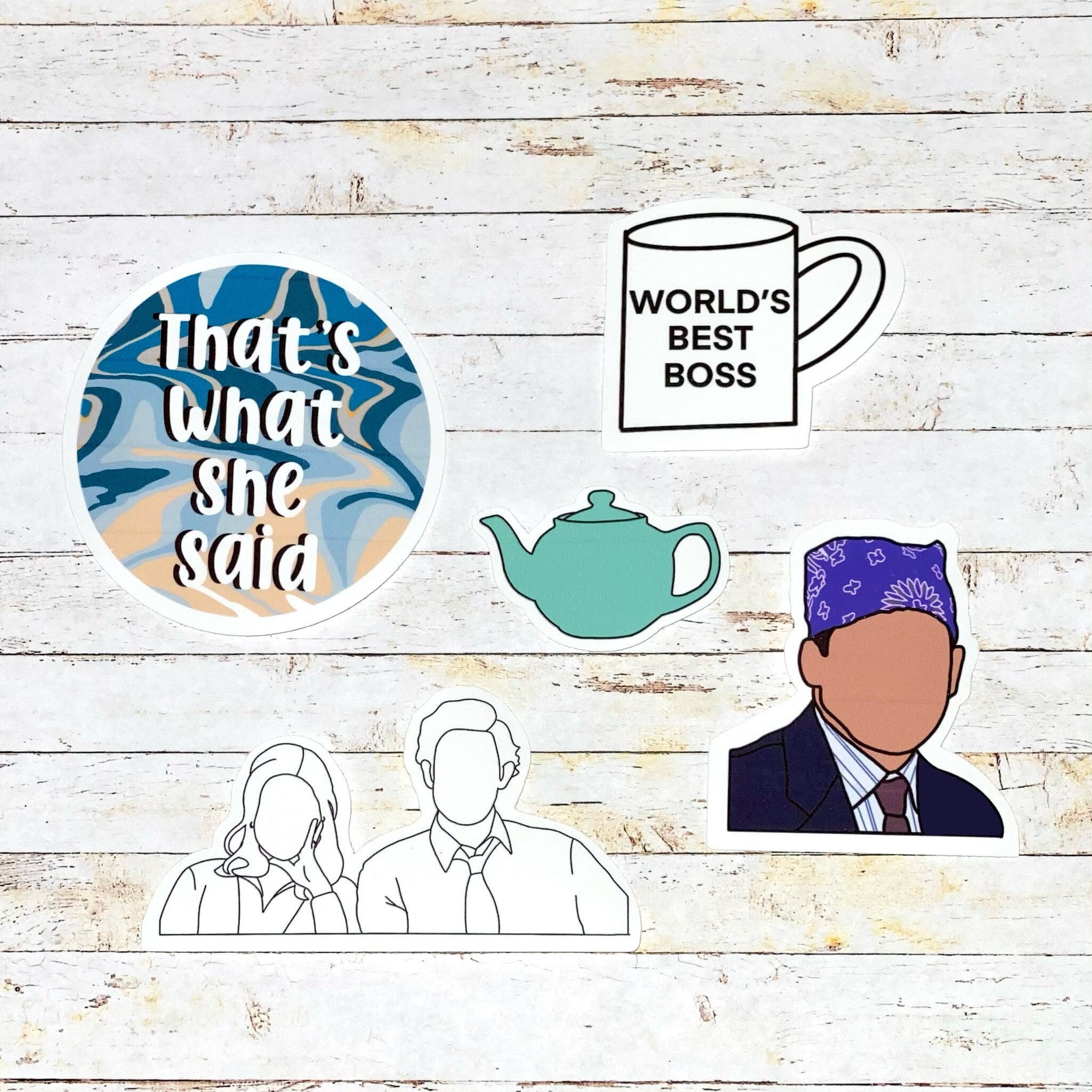 The Office Sticker Pack - Etsy