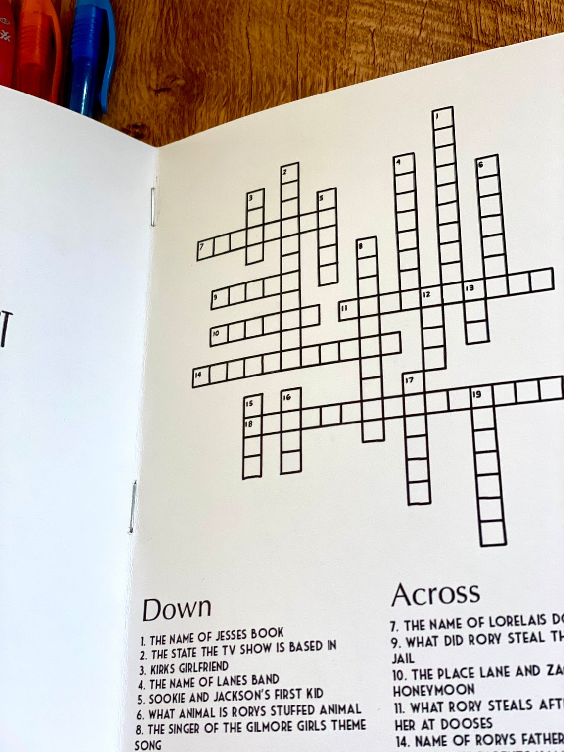 Gilmore Girls Activity & Coloring Book - Etsy