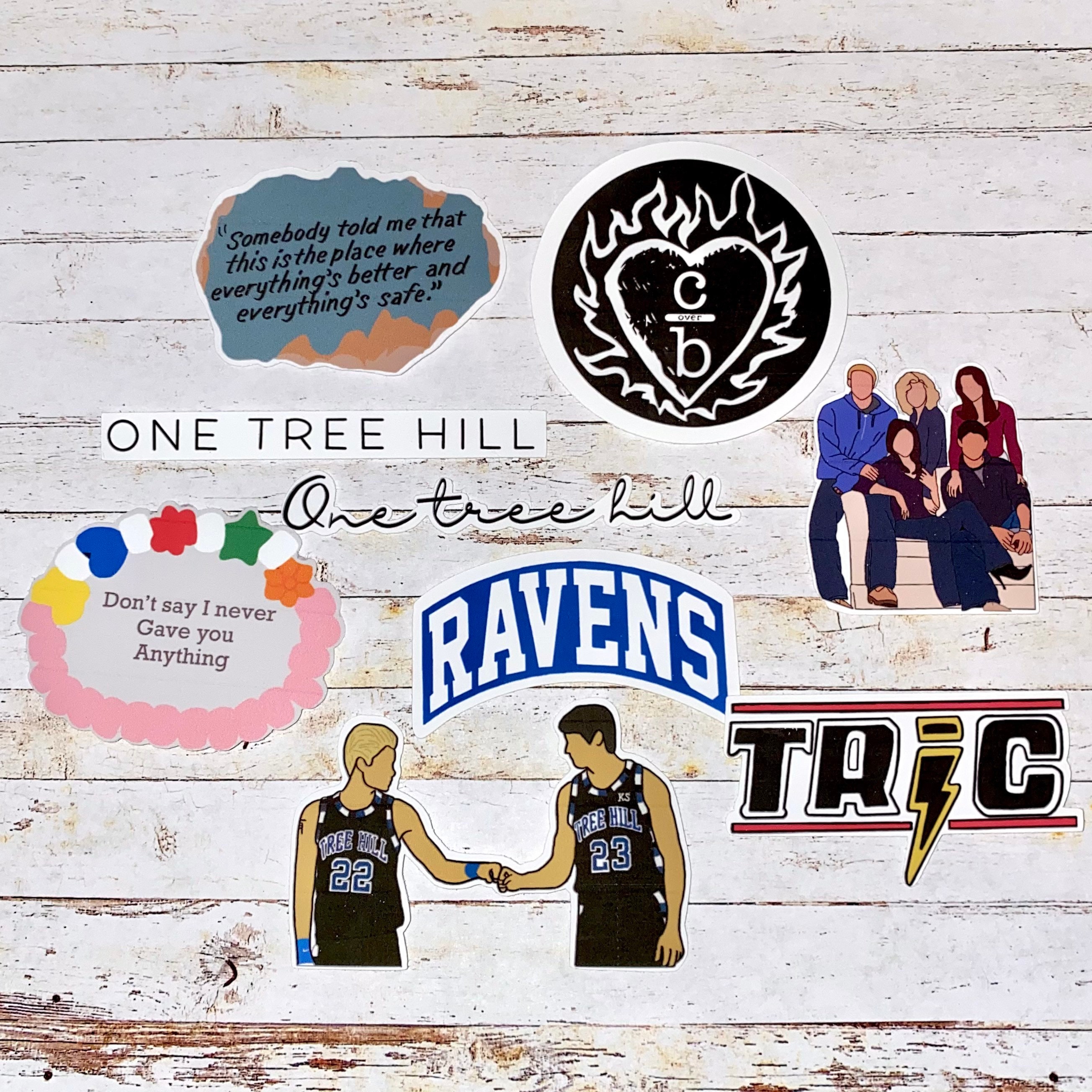 Vinyl One Tree Hill Sticker Pack - Etsy