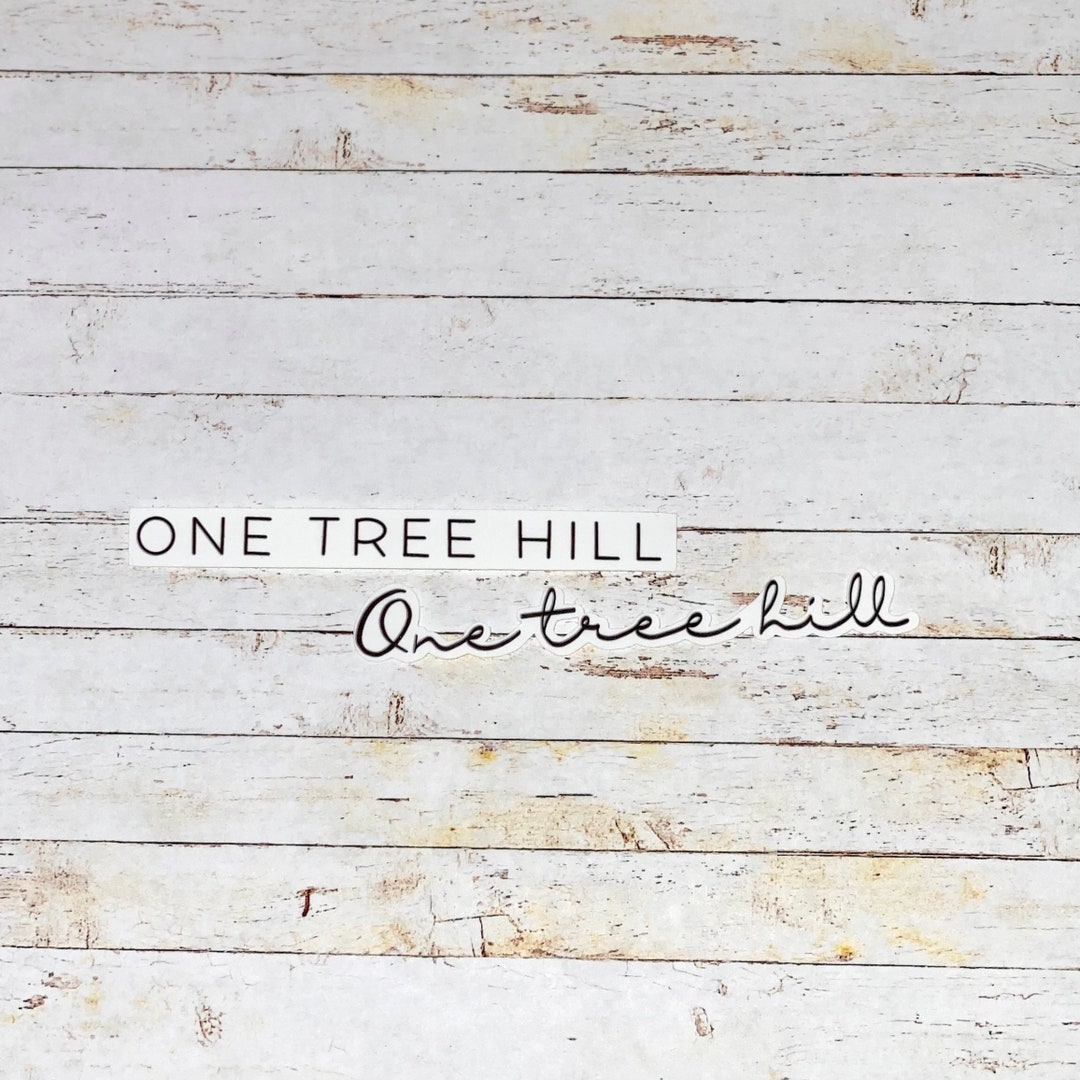 Vinyl One Tree Hill Sticker Pack - Etsy