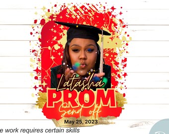 Prom Send off T Shirt Design Editable in Canva 2023 Prom T - Etsy