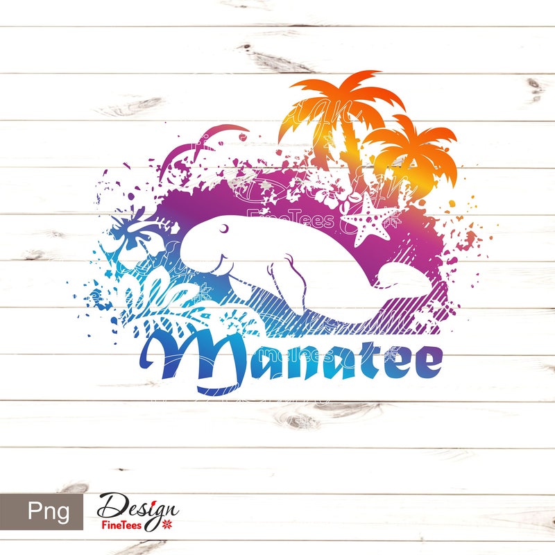 Manatee Svg - Etsy